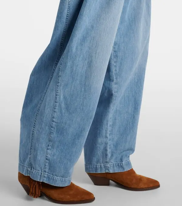 Isabel Marant Étoile Inaya High-rise Wide-leg Jeans
