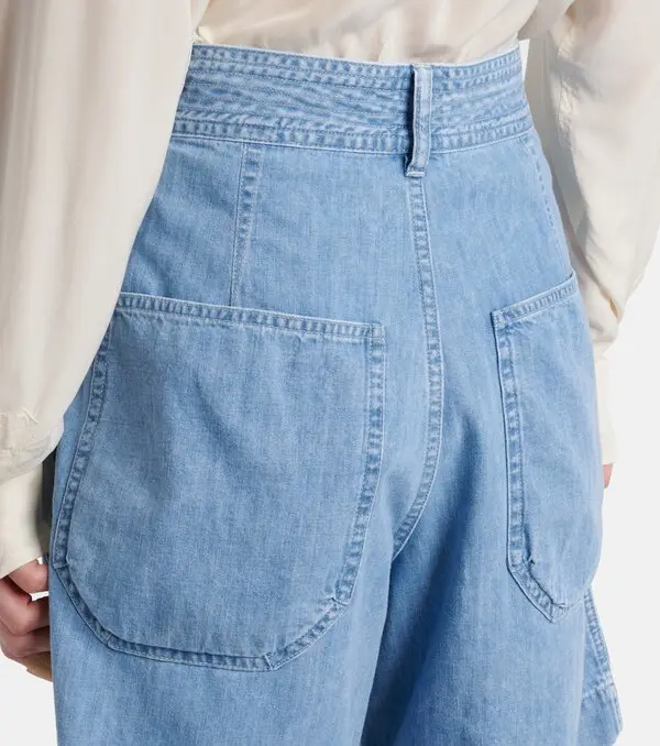 Isabel Marant Étoile Ingrid Denim Shorts Light Wash