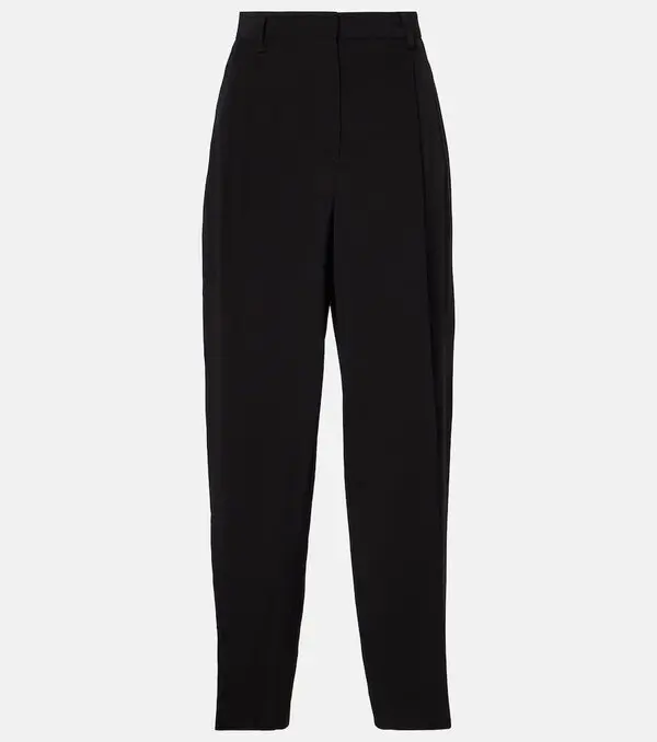 TOTEME Wide-leg Wool Viscose Blend Trousers