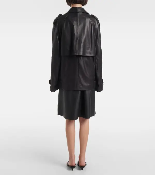 TOTEME Oversized Leather Jacket