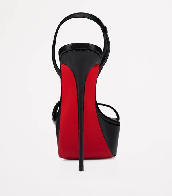 CHRISTIAN LOUBOUTIN Rosalie Alta Leather Sandals 150 - Black