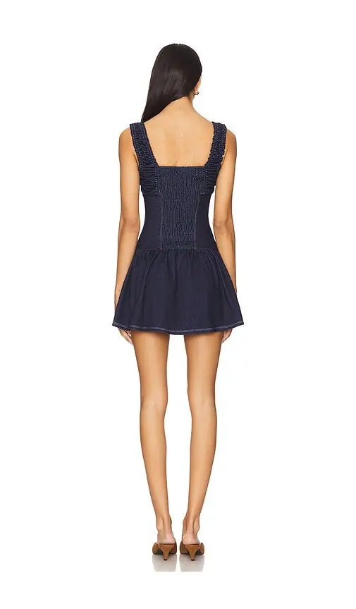 Frankies Bikinis Christa Denim Mini Dress