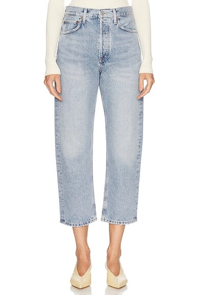 AGOLDE 90's Mid Rise Straight Crop Jeans