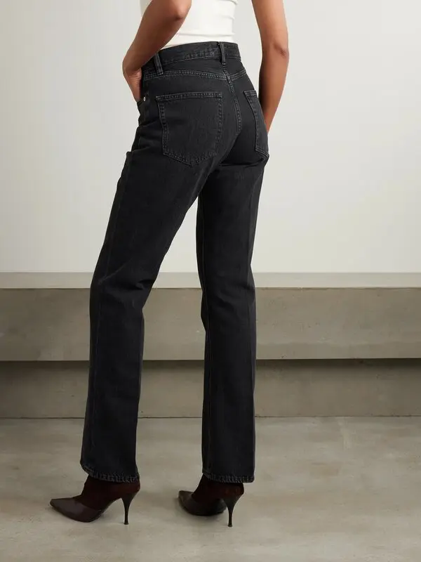 FRAME The Vertical High-rise Straight Jeans