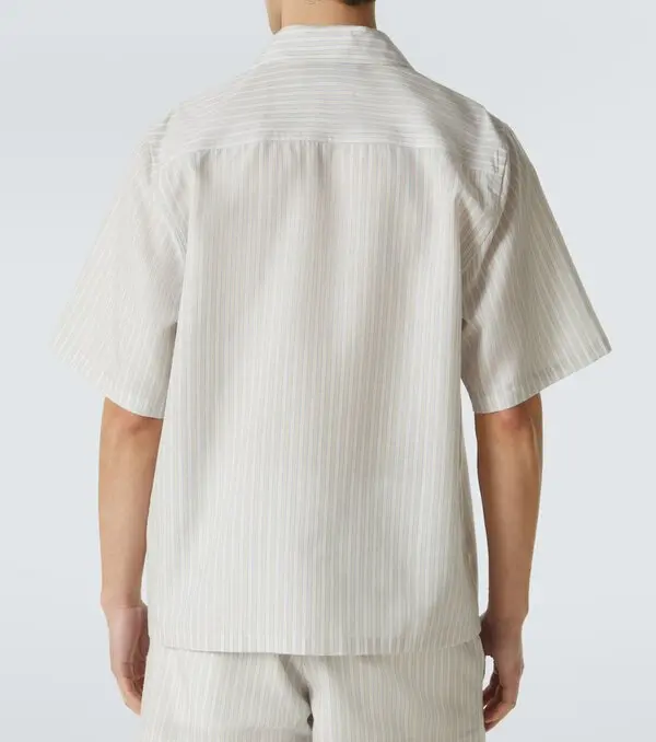 King & Tuckfield Striped Bowling Shirt