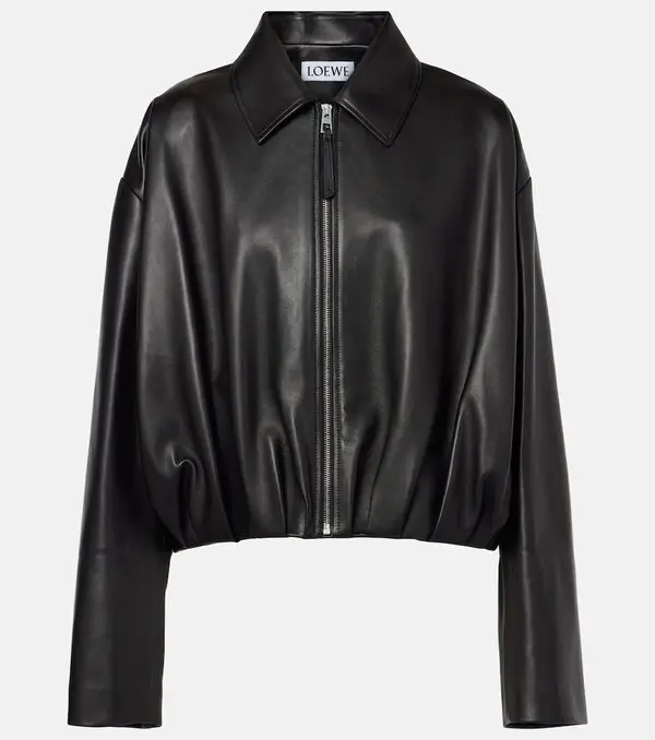 Loewe Leather Zip-up Jacket