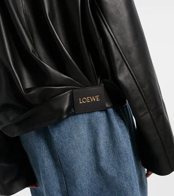 Loewe Leather Zip-up Jacket