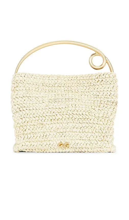 Cult Gaia Lalli Top Handle Bag - Cream