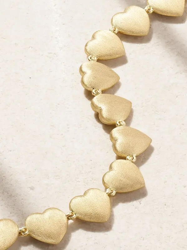 MARIE LICHTENBERG 18-karat Heart Link Bracelet