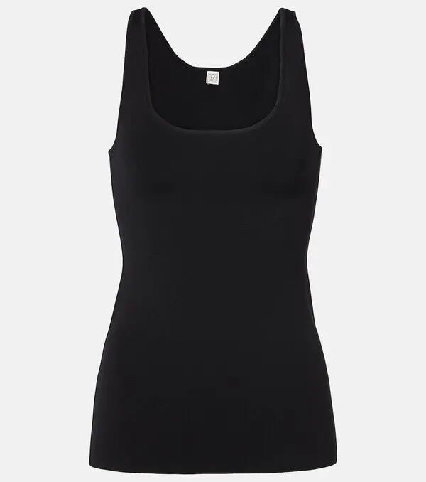 TOTEME Ribbed Jersey Tank Top