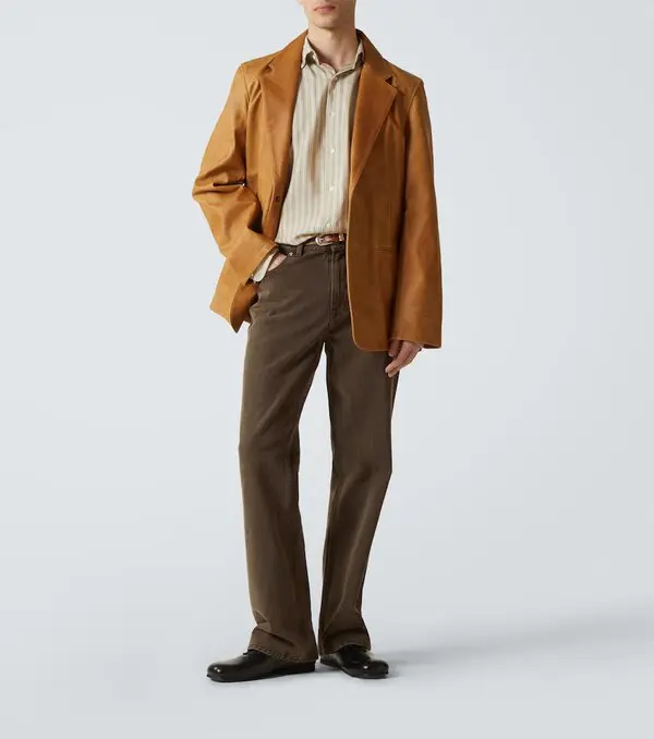 Our Legacy Leather Blazer