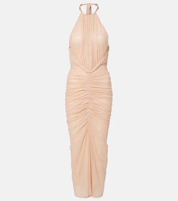 MUGLER Ruched Gown