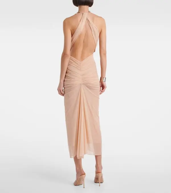 MUGLER Ruched Gown