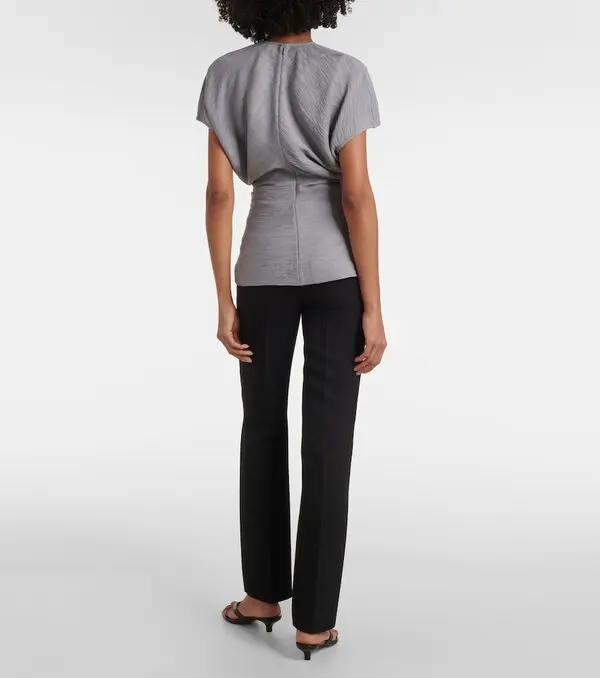 TOTEME Draped Top - Blue