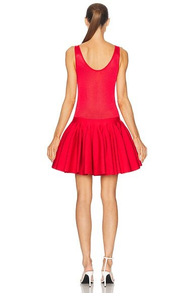 Alaïa Knit Godet Dress