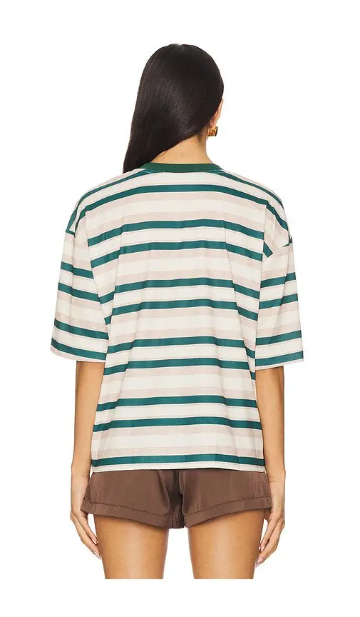 Lioness Striped Drop Shoulder T-shirt