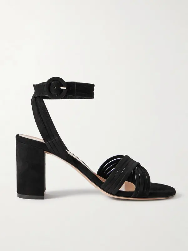 GIANVITO ROSSI Lianne 85 Suede Sandals