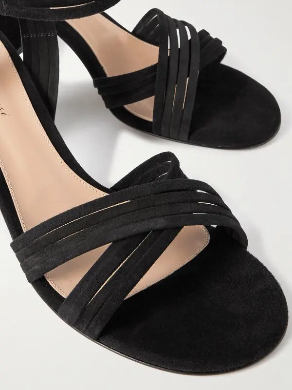 GIANVITO ROSSI Lianne 85 Suede Sandals