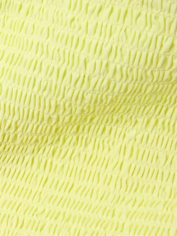 Tory Burch Shirred High-rise Bikini Briefs