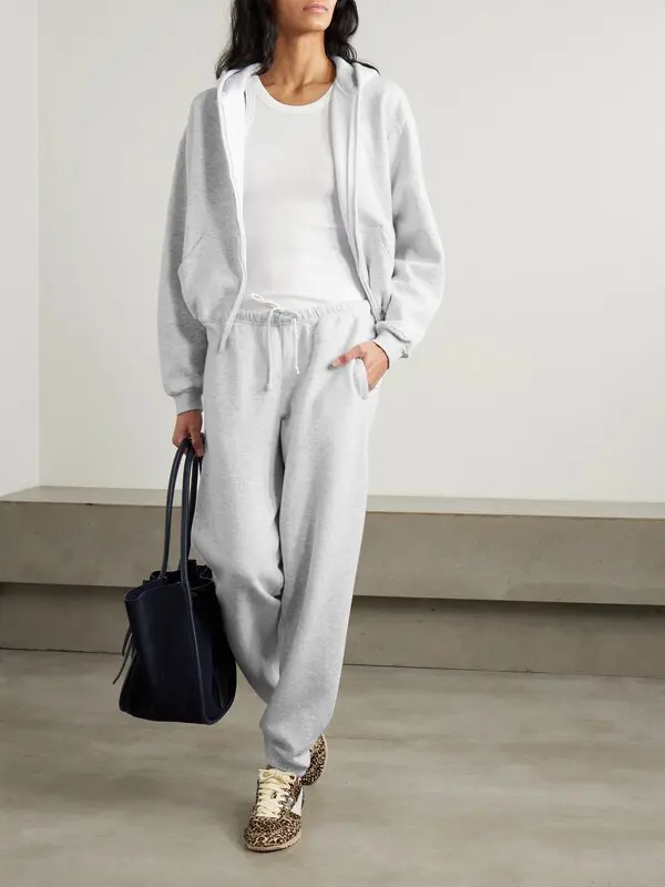 SKIMS Classic Zip Up Hoodie - Gray