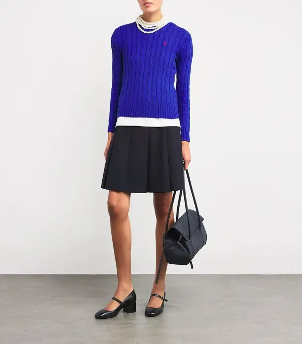 Polo Ralph Lauren Cable-knit Julianna Sweater - Blue