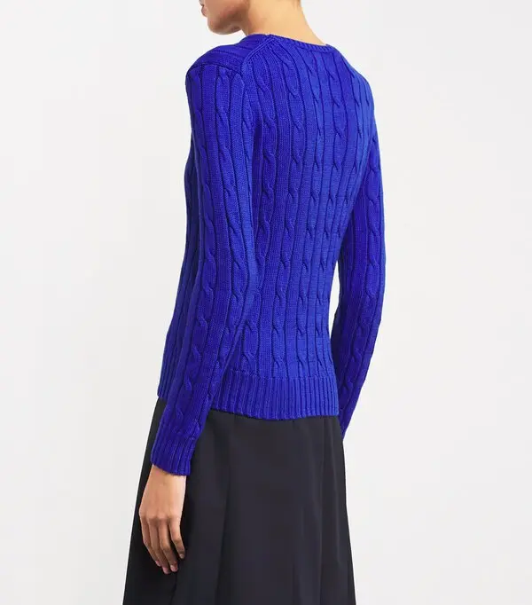 Polo Ralph Lauren Cable-knit Julianna Sweater - Blue