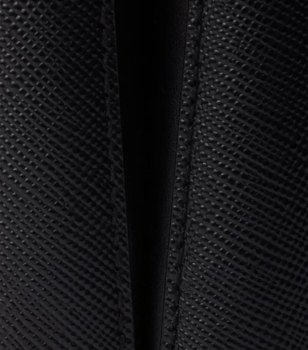 Prada Saffiano Leather Panier Top-handle Bag - Black