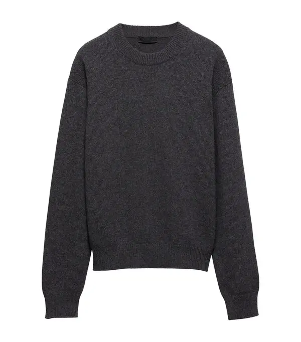 Prada Re-cashmere Crew-neck Sweater