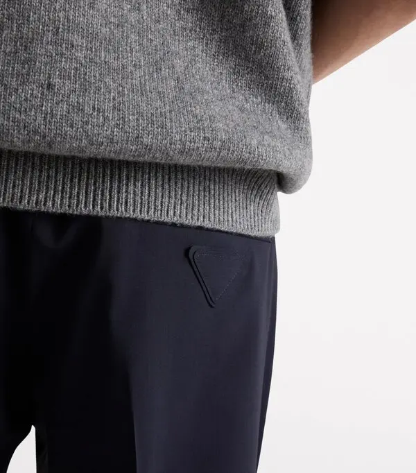 Prada Stretch-wool Light Trousers