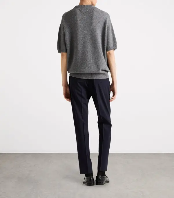 Prada Stretch-wool Light Trousers