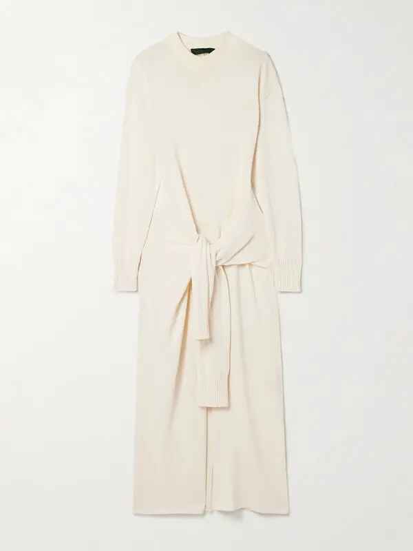 Proenza Schouler Luca Silk-blend Maxi Dress - Neutrals