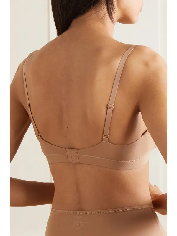 SKIMS Fits Everybody Wrap-effect Triangle Bralette - Neutrals