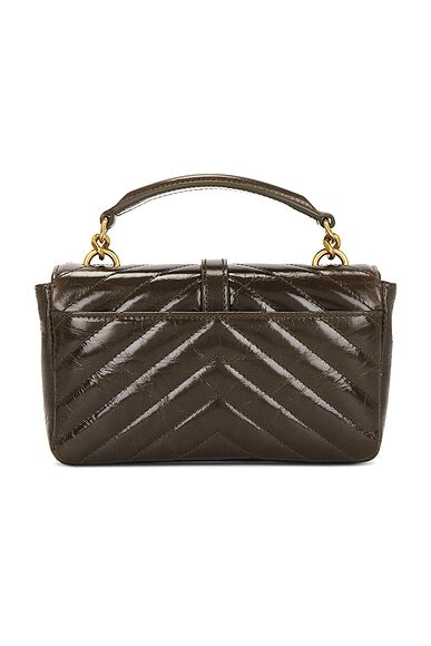 Saint Laurent Mini College Chain Bag - Light Musk