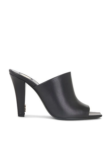 Saint Laurent Jill Mule Sandal - Nero