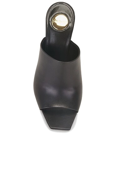 Saint Laurent Jill Mule Sandal - Nero