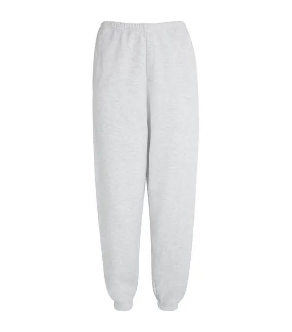 SKIMS Cotton Blend Fleece Sweatpants - Grey