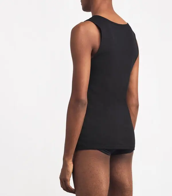 BOSS Cotton Ribbed Tank Tops