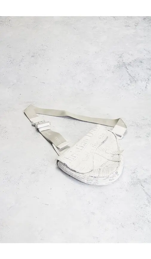 FWRD RENEW Dior Newspaper Saddle Bag