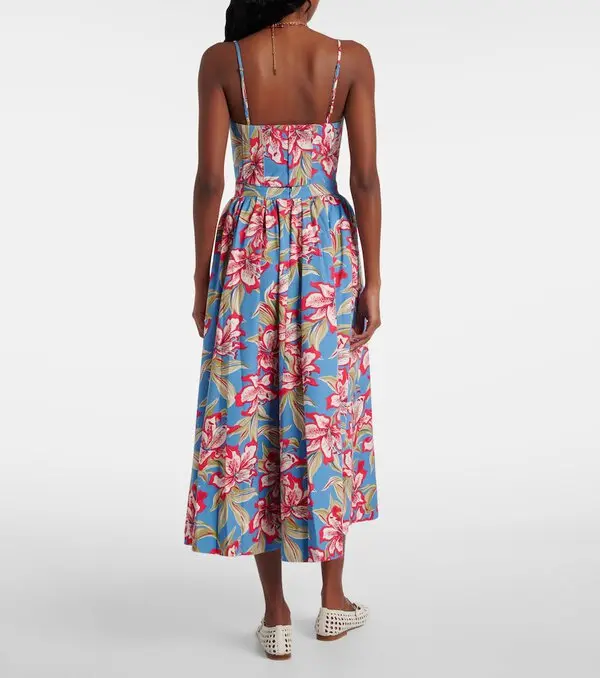 Polo Ralph Lauren Floral Cropped Cotton Bustier Top