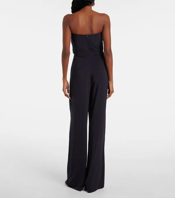 Max Mara Fiero Draped Jumpsuit - Black