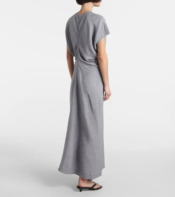 TOTEME Draped Maxi Dress - Blue