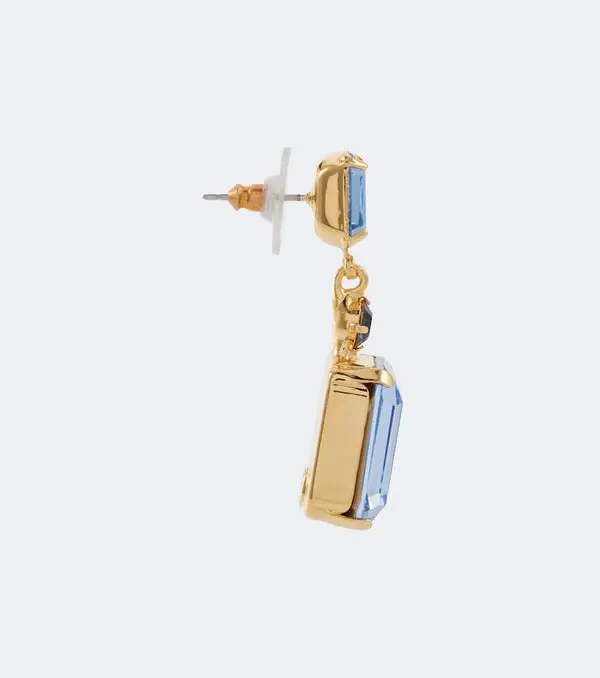JENNIFER BEHR Justine 18kt Gold-plated Drop Earrings - Blue