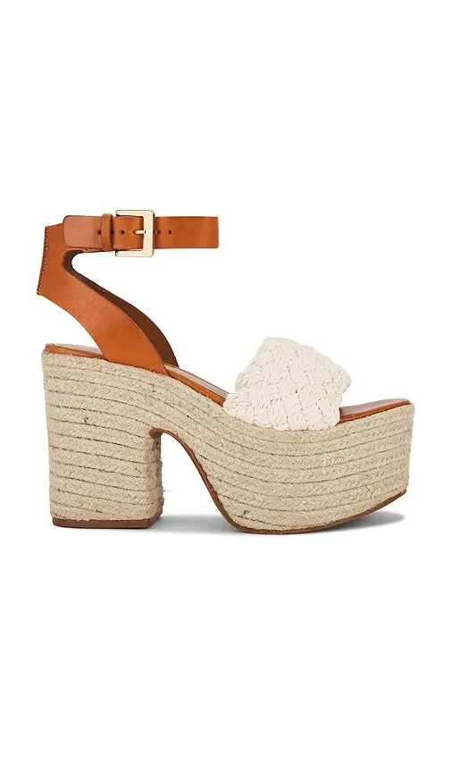 Schutz Isabel Cutout Sandal - Brown