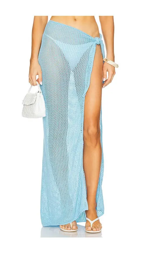 L*Space Soleil Sarong Skirt In . Also - Blue
