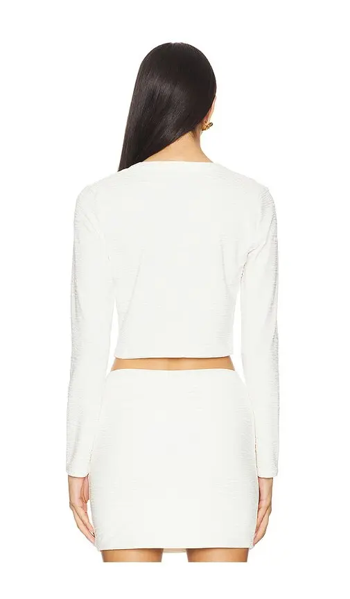 LA PORTE Lauren Swim Cardigan - Ivory