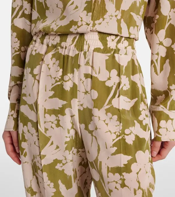 Victoria Beckham Silk Pajama Pants