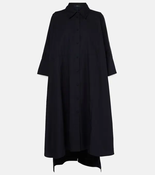 JOSEPH Dania Cotton Poplin Shirt Dress