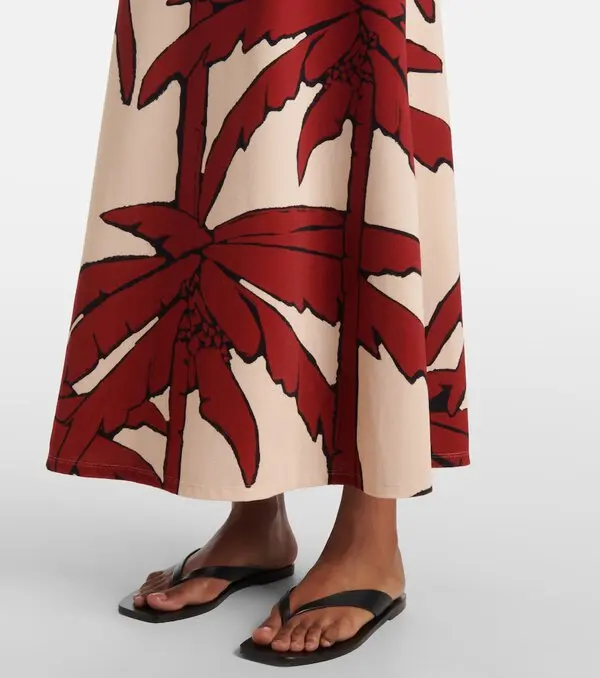 Johanna Ortiz Printed Midi Dress