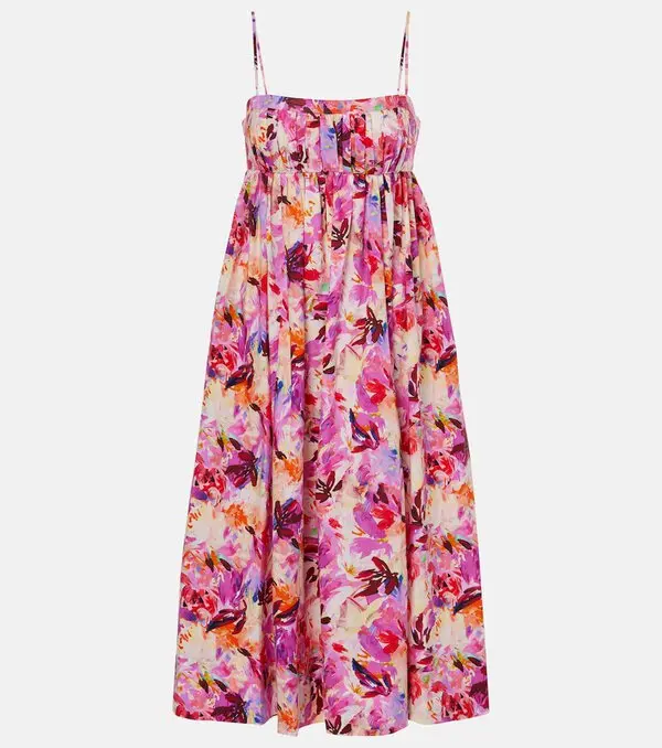 Ulla Johnson Lucille Floral Cotton Maxi Dress - Multicoloured
