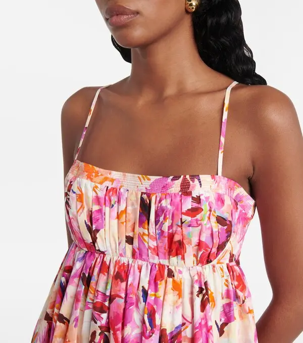 Ulla Johnson Lucille Floral Cotton Maxi Dress